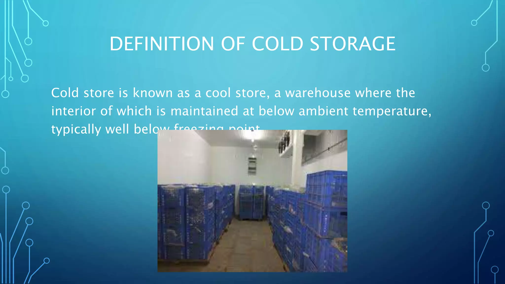 Functions of Cold Supply Chain and Pallet Layout | PPTX