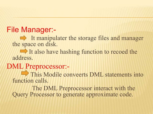 Functions of dbms | PPTX | Databases | Computer Software and Applications