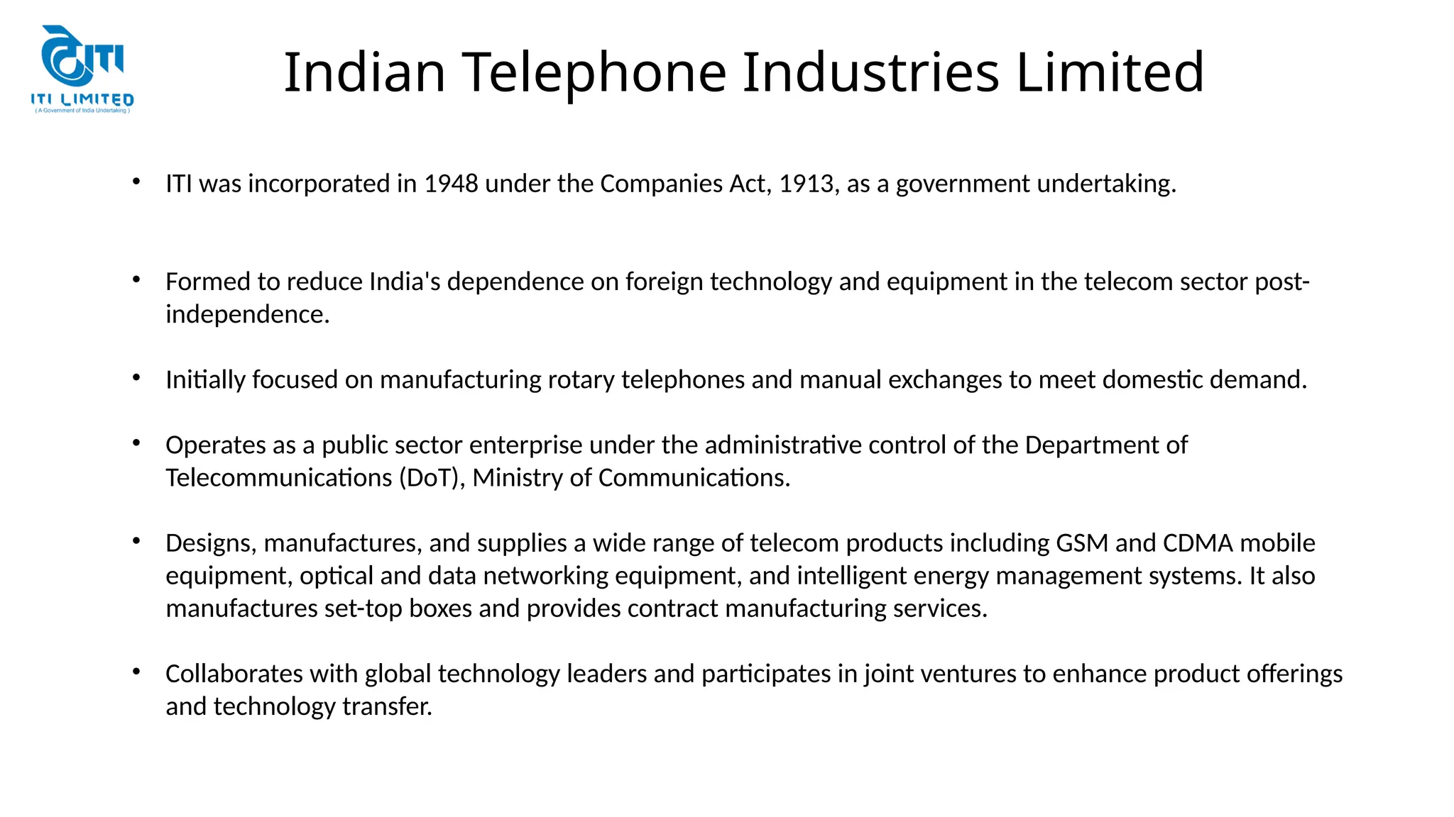 Functions of DOT_V1.pptx Department of Telecommunication | PPTX