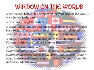 FUNCTIONS OF ENGLISH AS A LANGUAGE | PPTX
