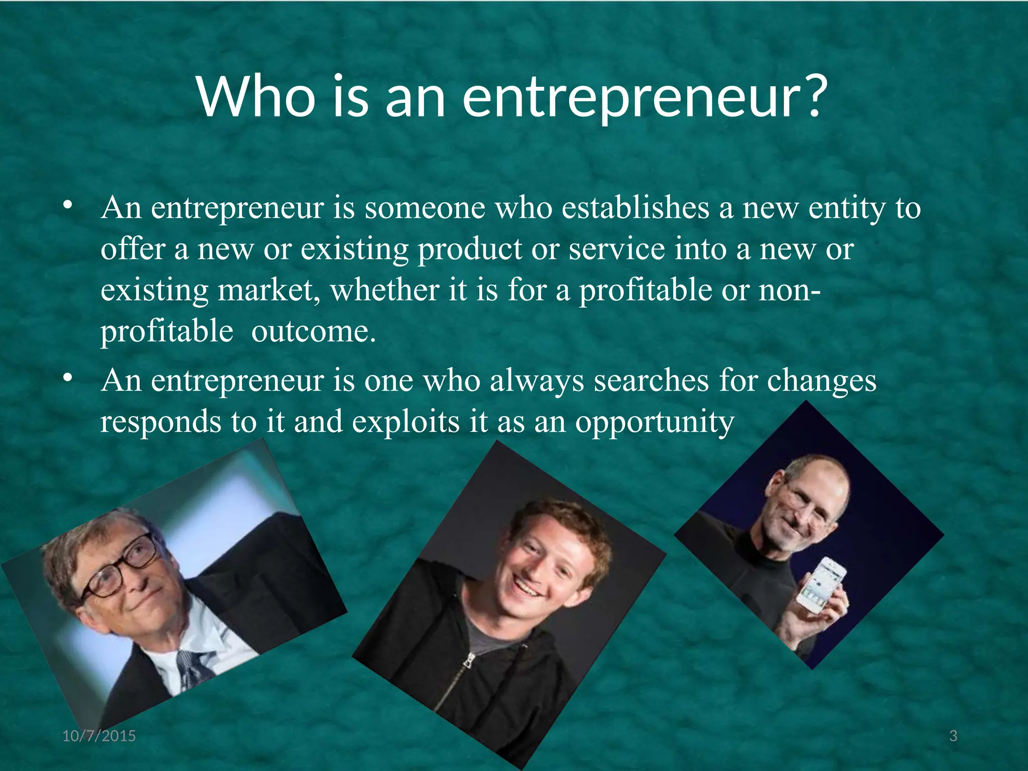 FUNCTIONS OF ENTREPRENEUR.pptx Basics of Entrepreneurship | PPT | Free ...