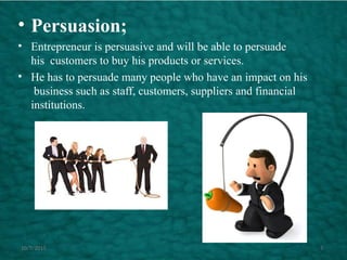 FUNCTIONS OF ENTREPRENEUR.pptx Basics of Entrepreneurship | PPTX