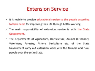 Functions of extension education new.pptx | Agriculture | Industries