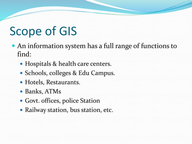 Functions of GIS