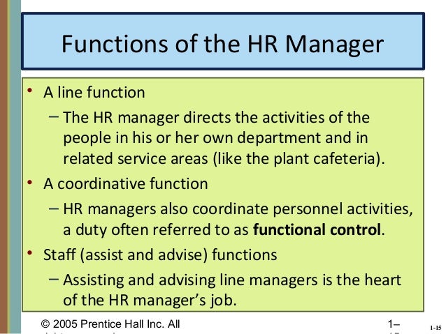 Functions of hr (2)