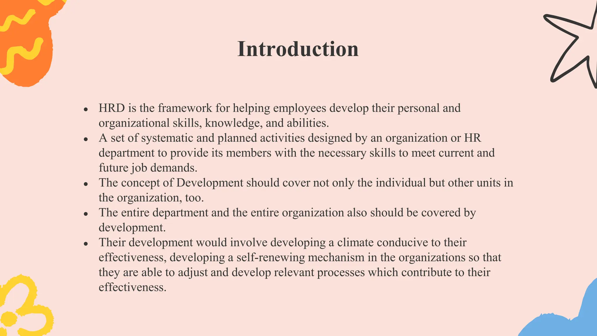 Functions of Human Resource Development.pptx | Human Resources | Business