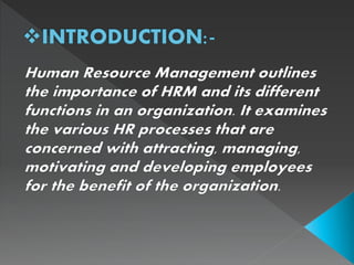 Functions of hrm | PPTX
