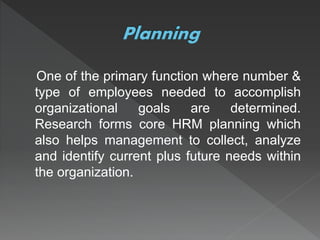 Functions of hrm | PPTX | Human Resources | Business