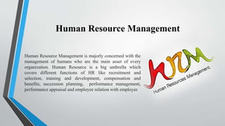 Functions of human resources | PPT