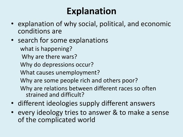 Functions Of Ideology Pptx