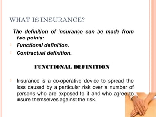 Functions of insurance | PPT