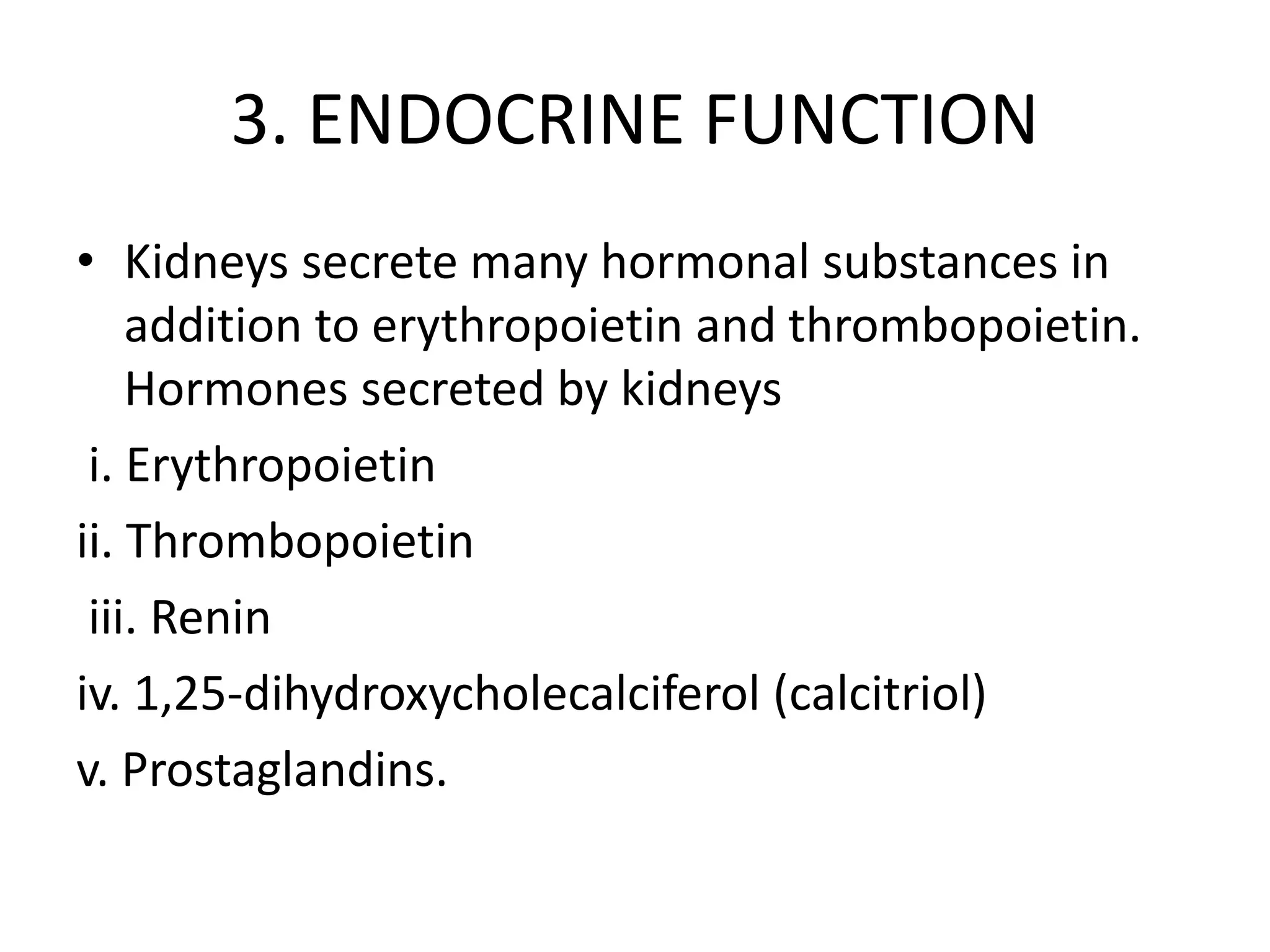 Functions of kidney | PPTX