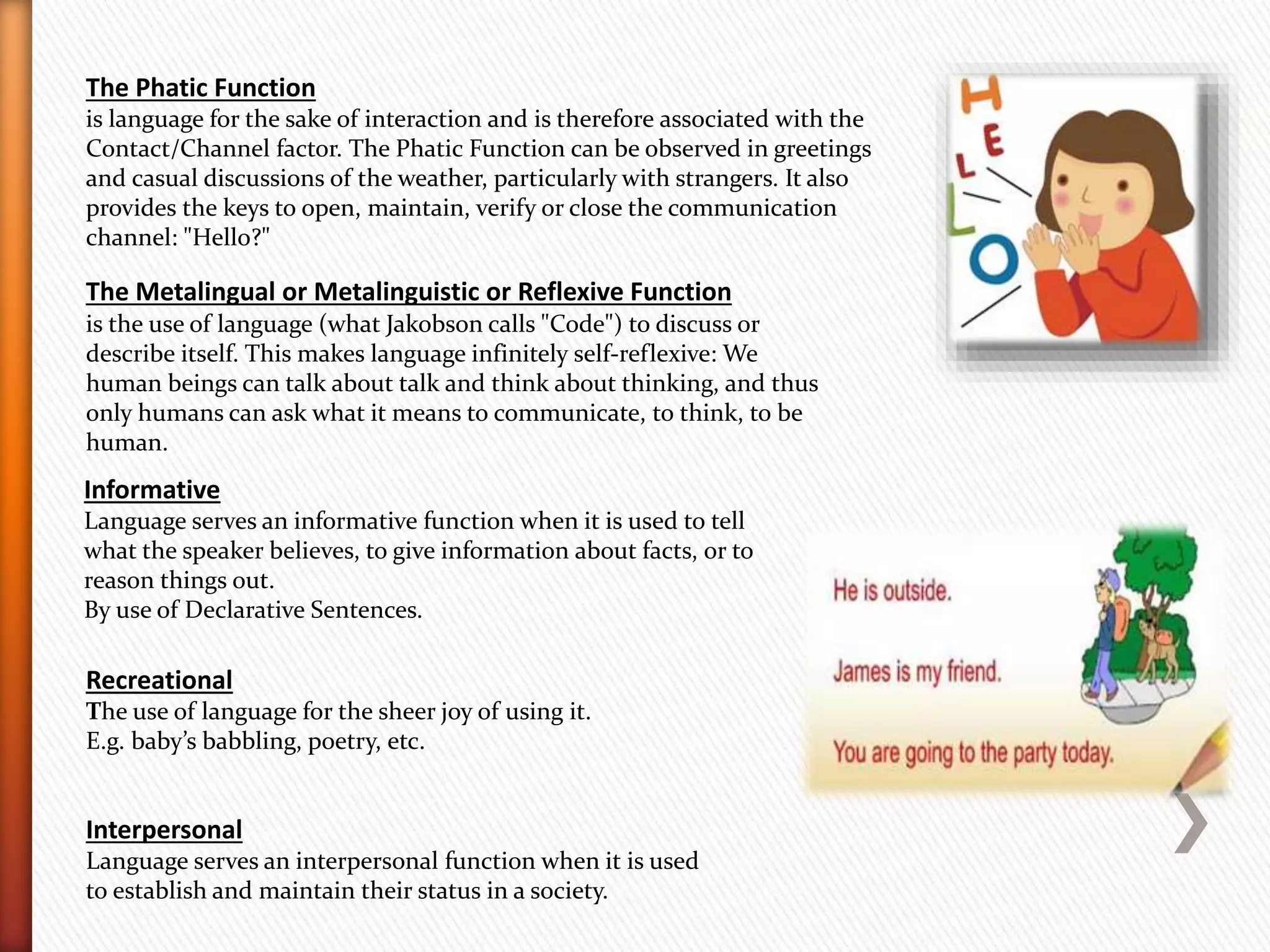 Functions of Language | PPTX