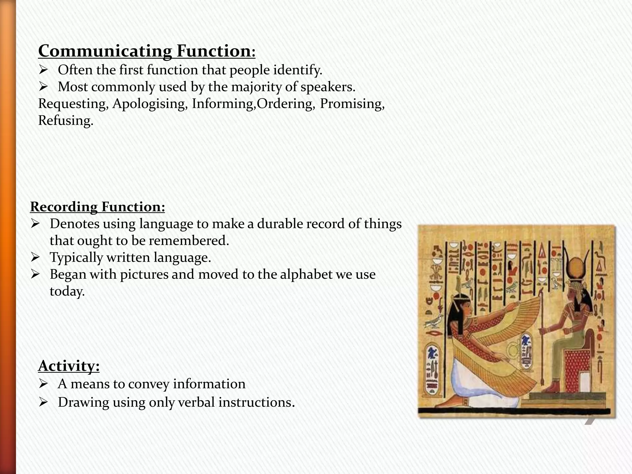 Functions of Language | PPTX