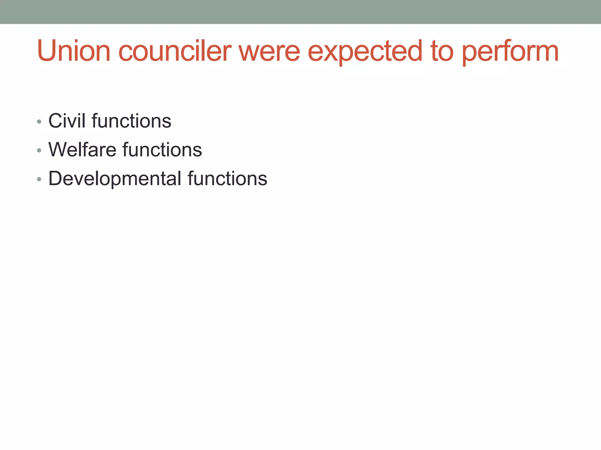 Functions of local government | PPTX