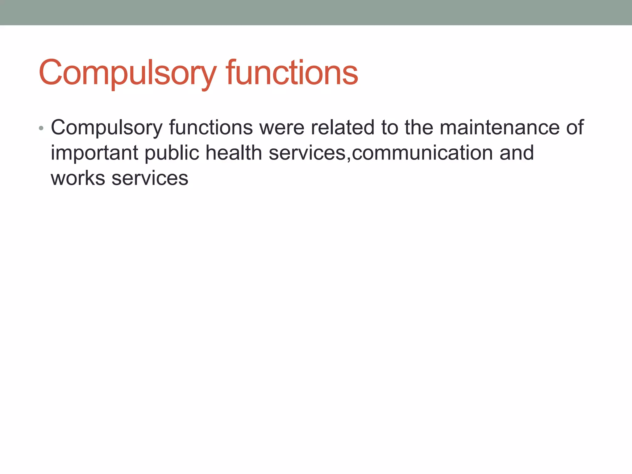 Functions of local government | PPTX