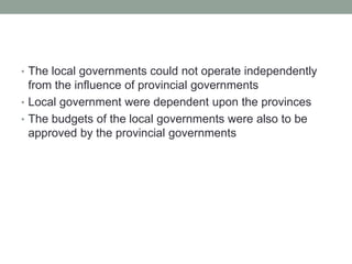 Functions of local government | PPTX