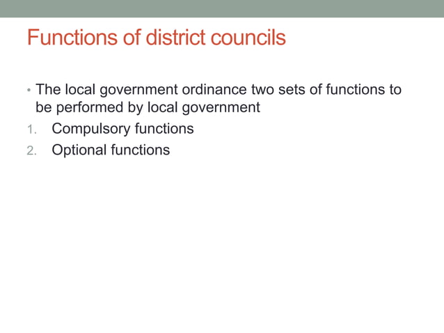 Functions of local government | PPTX | Infectious Diseases | Diseases ...