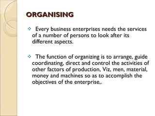 Functions of management | PPT