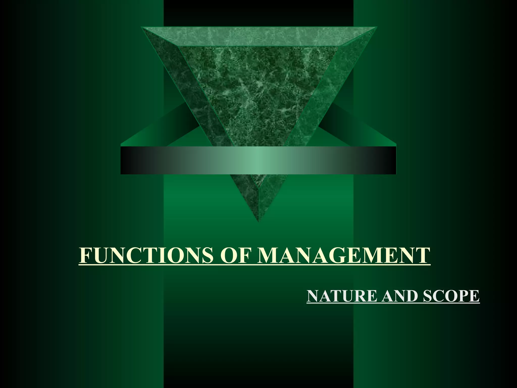 Functions of management | PPT