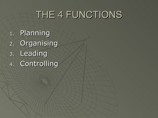 Functions of management | PPT