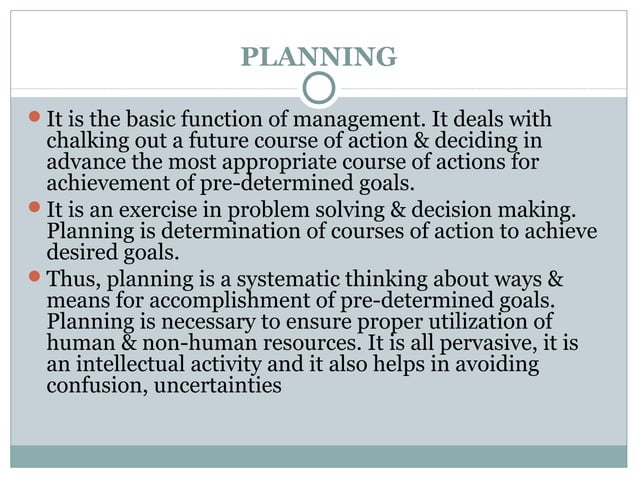 Five Functions of management. | PPT | Business | Business and Finance