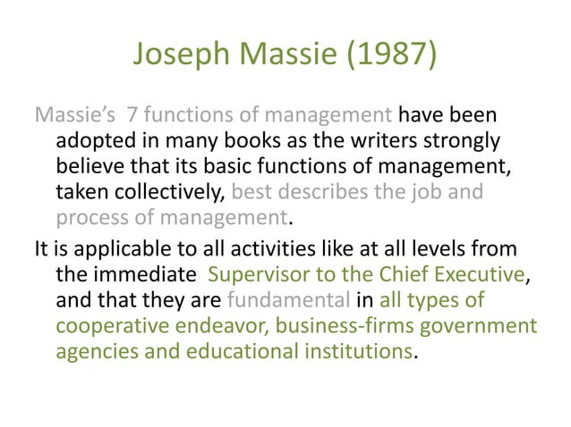 The Functions of Management | PPTX | Executive Leadership & Management ...