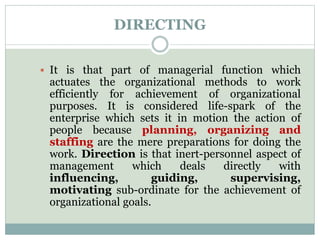 Functionsofmanagement | PPTX