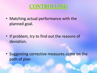 Functions of management | PPTX