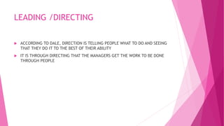 Functions of process management | PPTX | Business Administration | Business