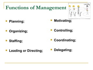 Functions of Management | PPT