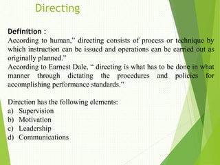 Functions of management | PPTX | Business Administration | Business