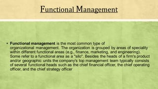Functions of management | PPT