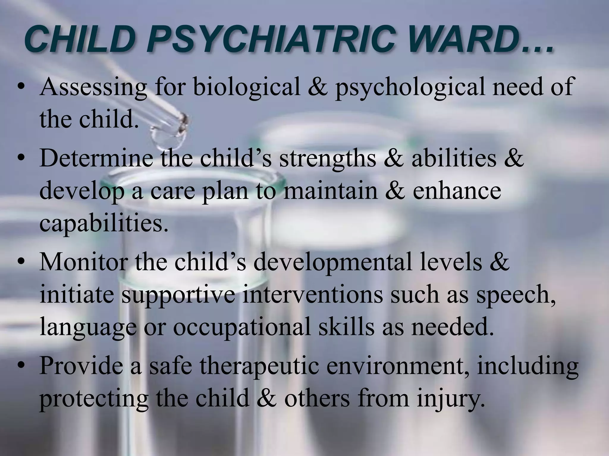 Functions of mental health nurse in various settin gs | PPTX | Physical ...