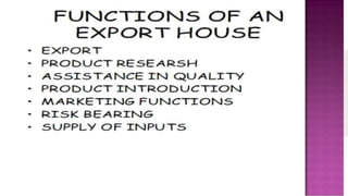 Functions of merchandising in export house | PPT