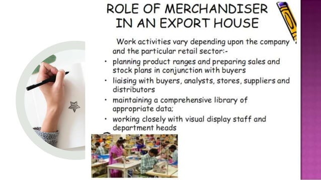 Functions of merchandising in export house | PPT