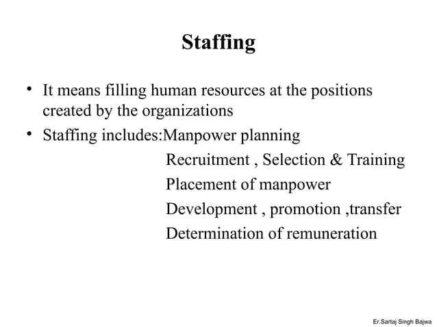 Functions of mgmt | PPT