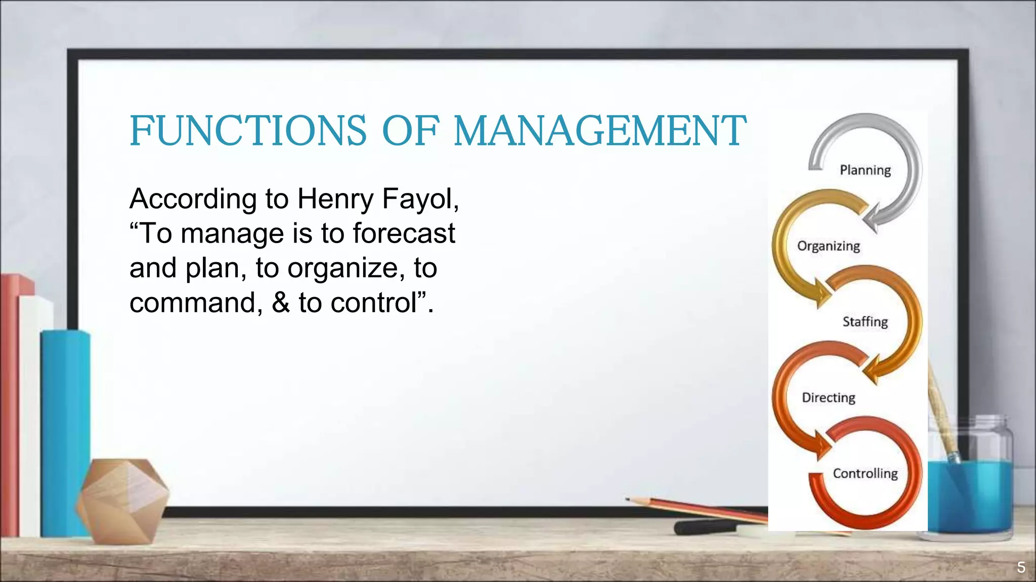 Functions of mgmt | PPT
