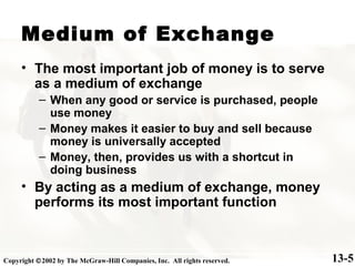 Functions of money | PPT