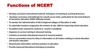 Functions of NCERT & SSC,CBSE Board.pptx