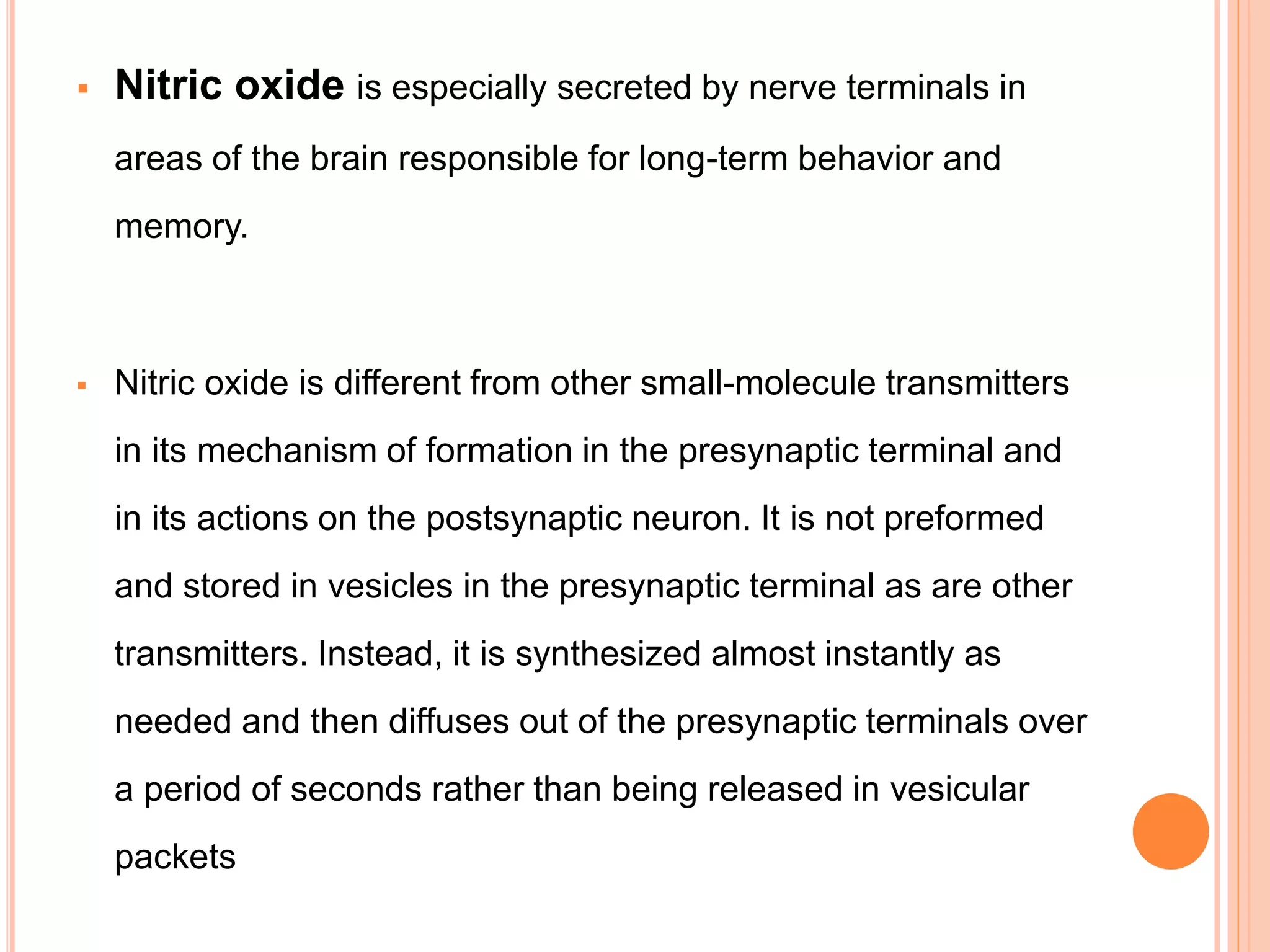 Functions of neurotransmitters and neuropeptides | PPTX