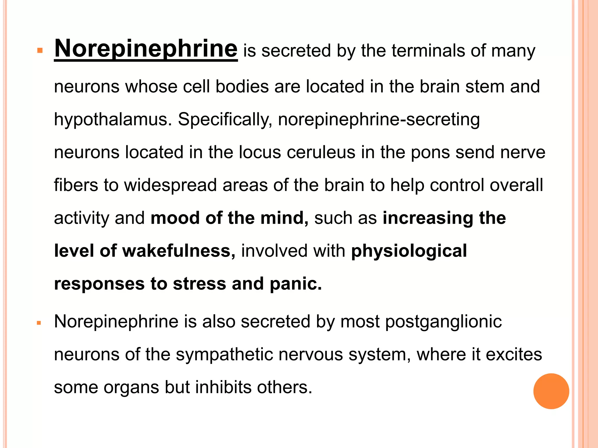 Functions of neurotransmitters and neuropeptides | PPTX