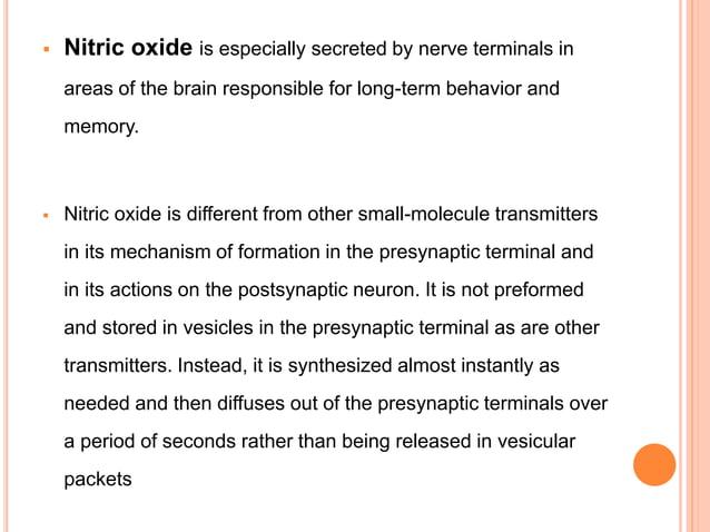 Functions of neurotransmitters and neuropeptides | PPTX