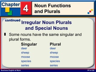 Functions Of Nouns | PPT