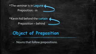 Functions of nouns | PPTX