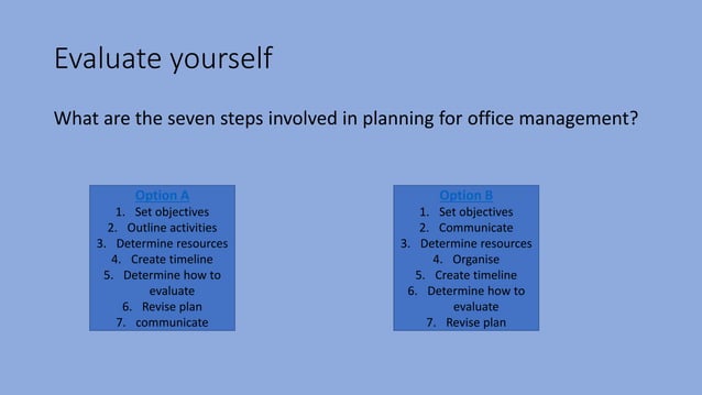 Functions of office management | PPT