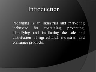 FUNCTIONS OF PACKAGING MATERIALS spt 3rd Unit.pptx