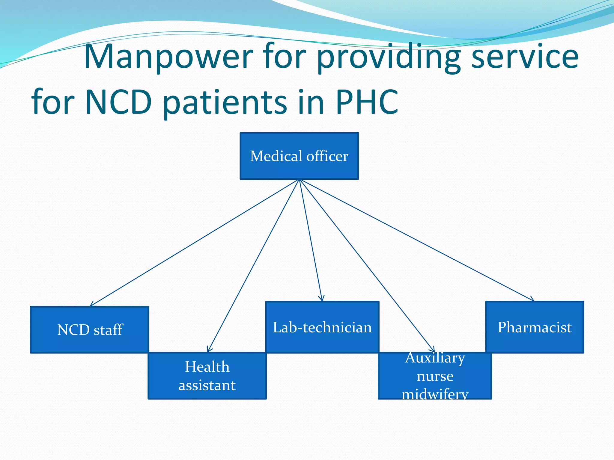 Functions of primary health center in ncd care | PPTX