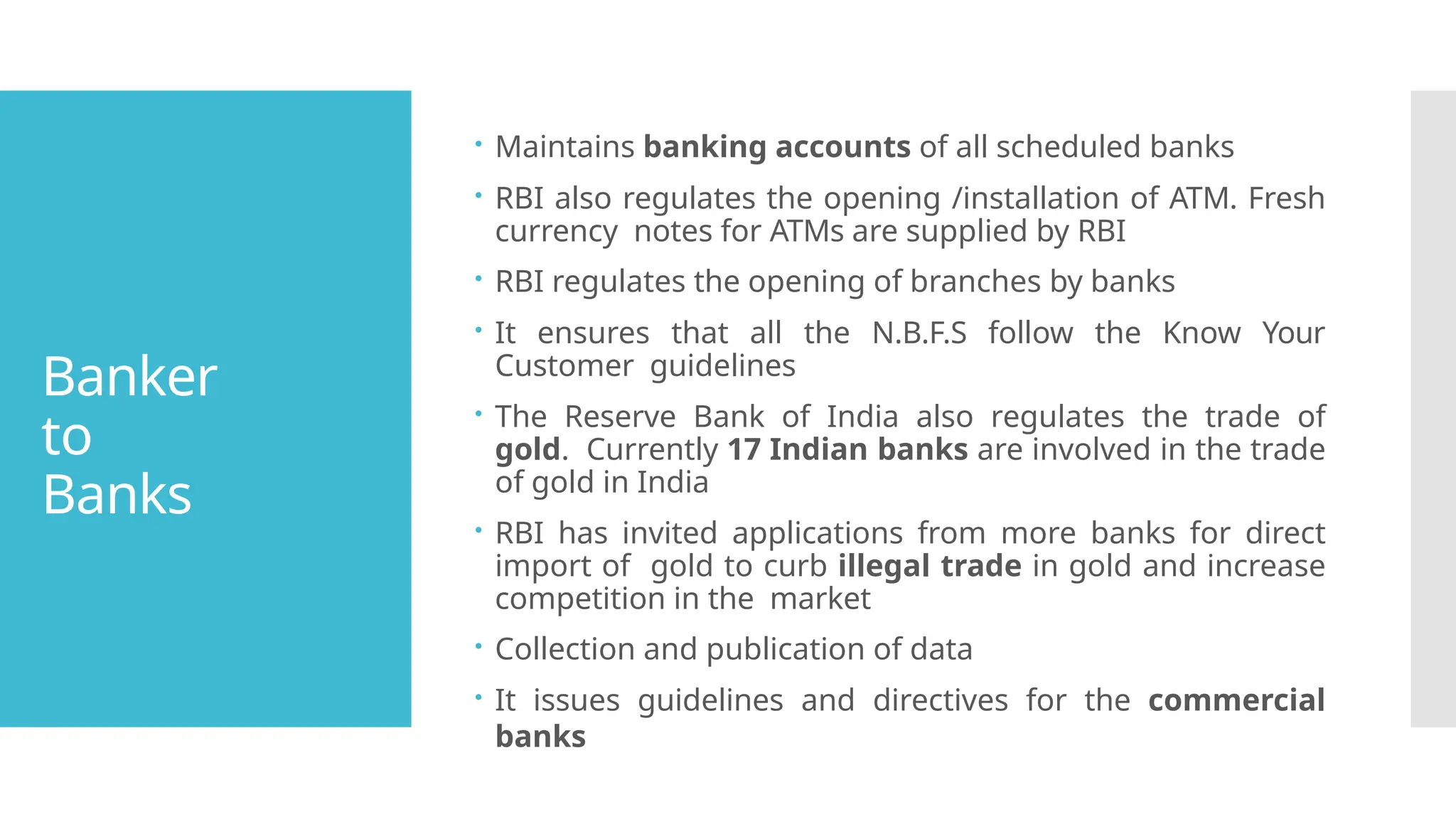 Functions of Reserve Bank of India, BBA LLB | PPT