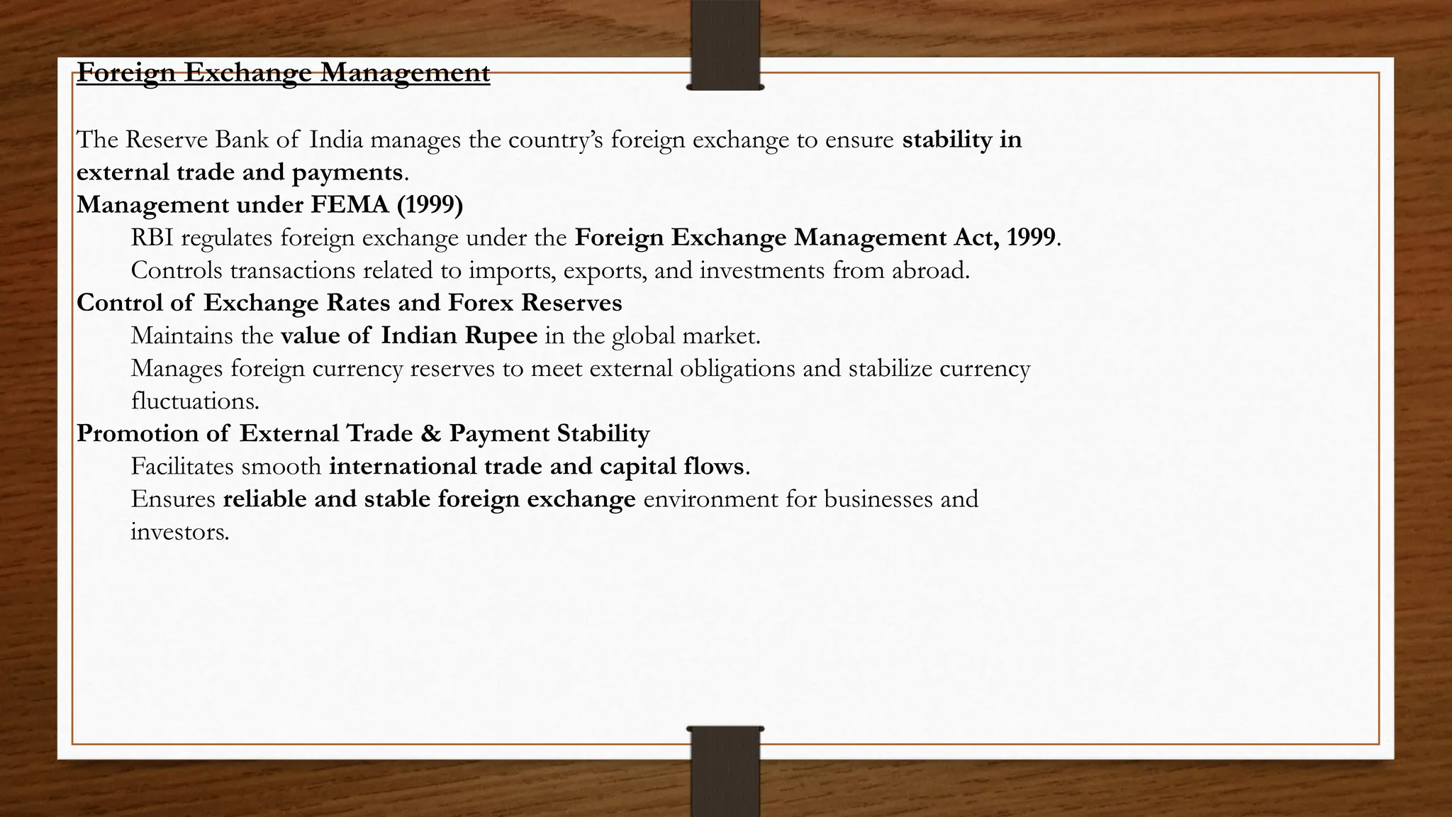 Functions of RBI.pptx Central Bank of India Mumbai 1935 under the RBI ...